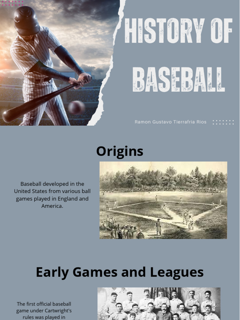 History and Evolution of Baseball | PDF