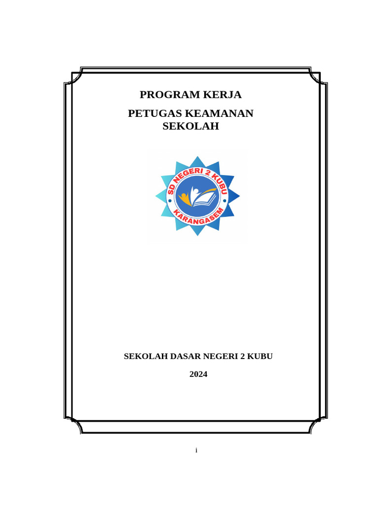 Program-Kerja-Penjaga-Sekolah | PDF Program-Kerja-Penjaga-Sekolah | PDF