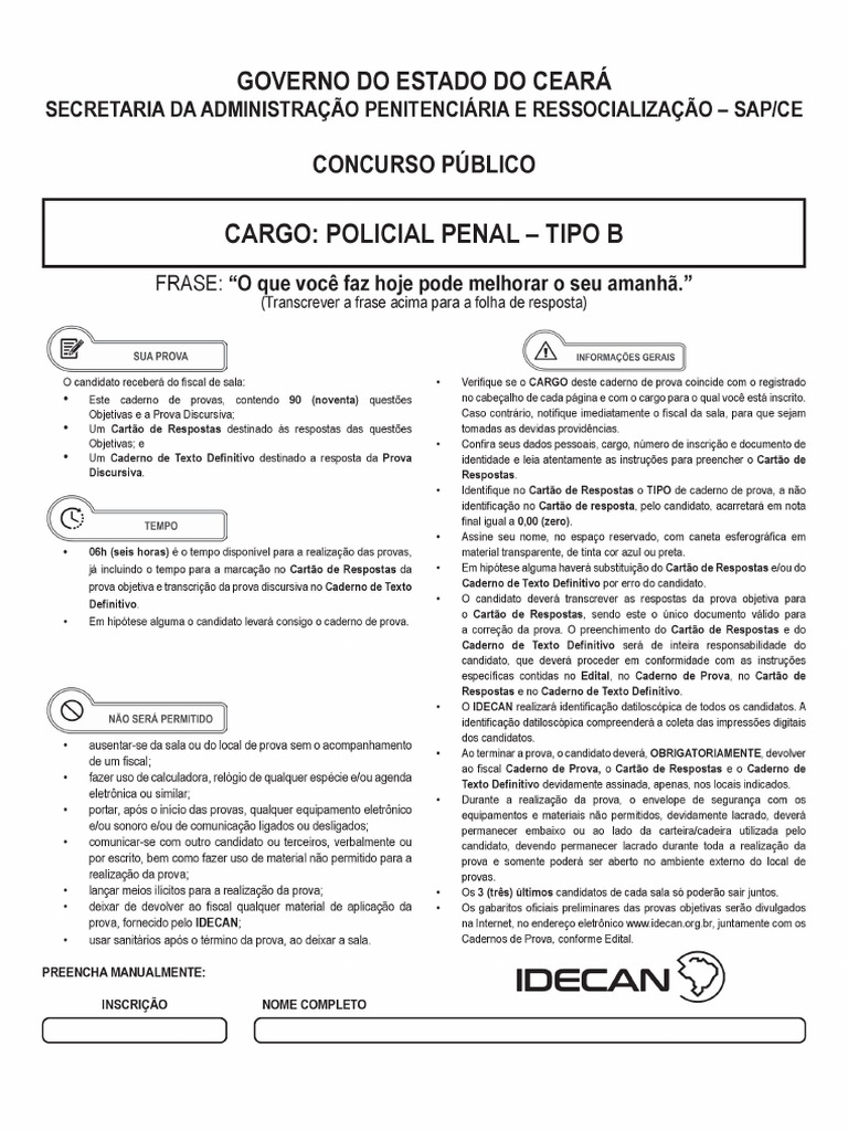 Prova Ppce | PDF