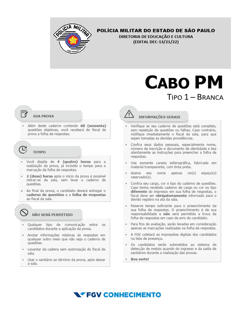 Cabo+PM+2023+ +versão+1 | PDF
