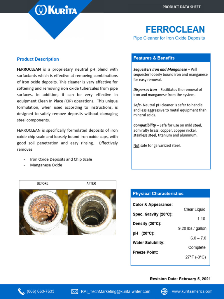 Ferroclean - PDS 21 0224 | PDF