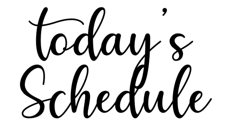 Today's Schedule | PDF