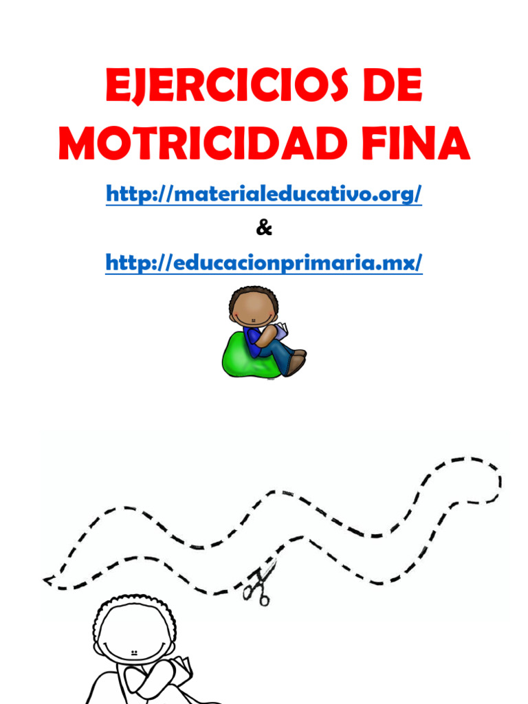 Ejercicios Motricidad Fina ME | PDF