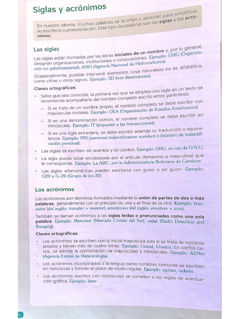 Siglas y Acronimos | PDF