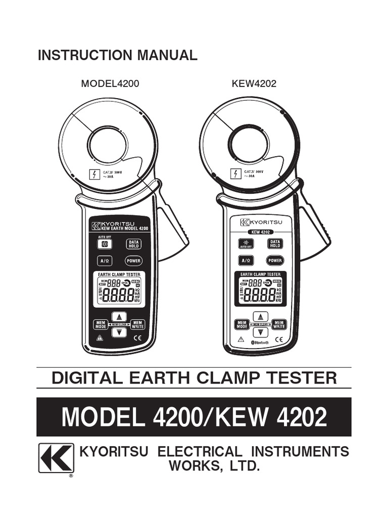 MODEL 4200/KEW 4202: Instruction Manual | PDF