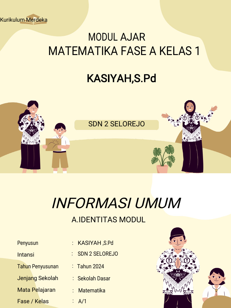 Modul Ajar Kasiyah Fase A | PDF