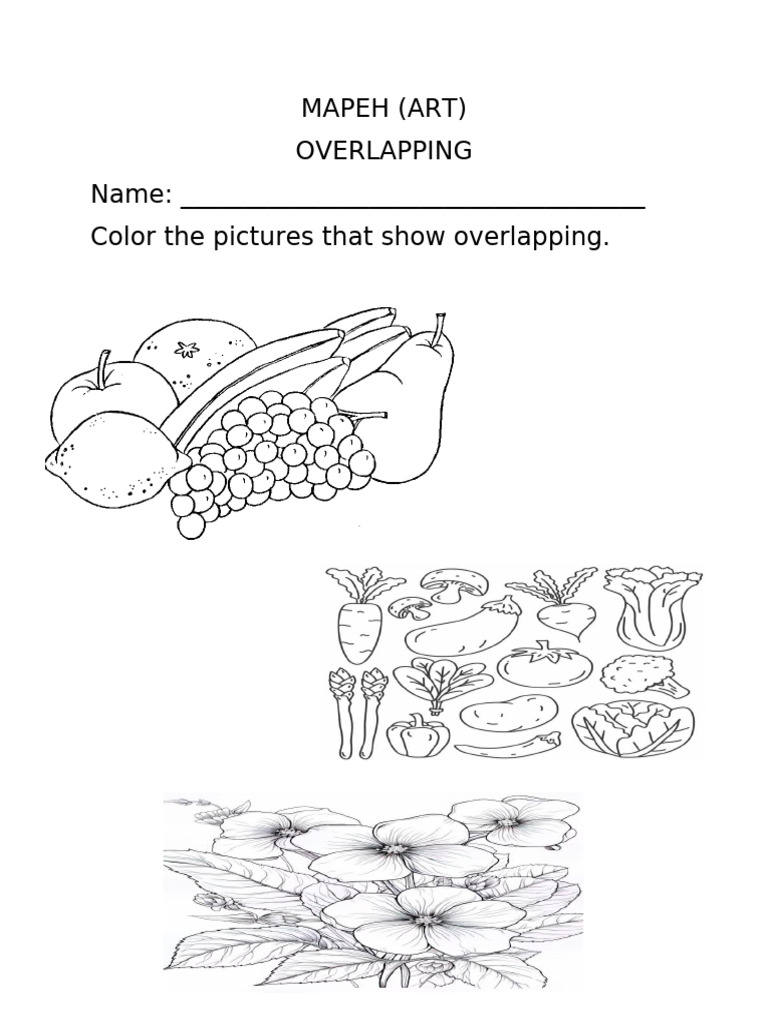 Art Activity Overlapping | PDF