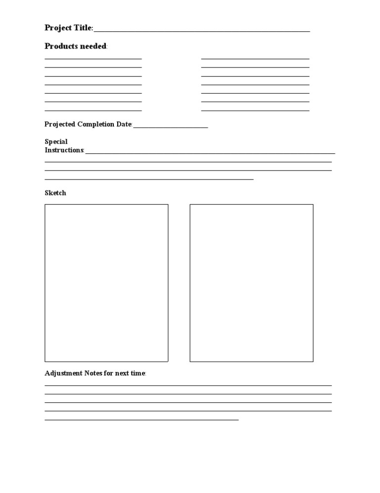 Project Planning Template | PDF | Business