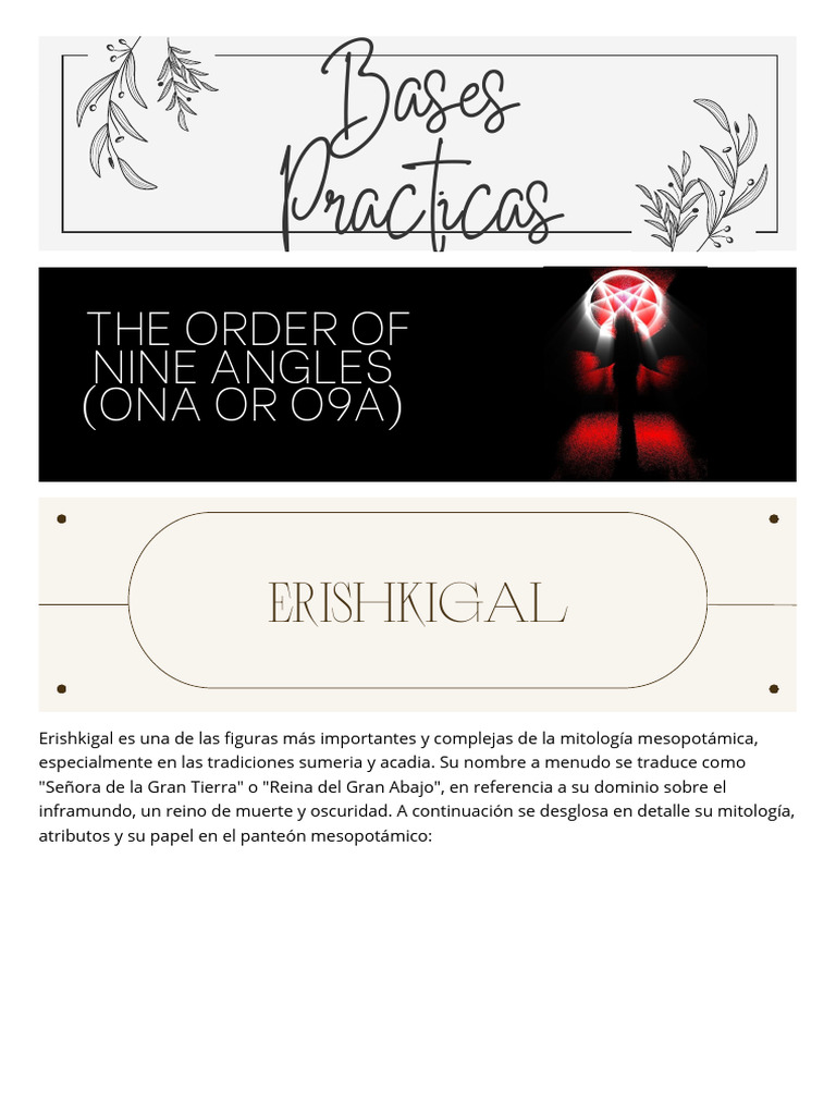 Erishkigal O9A | PDF