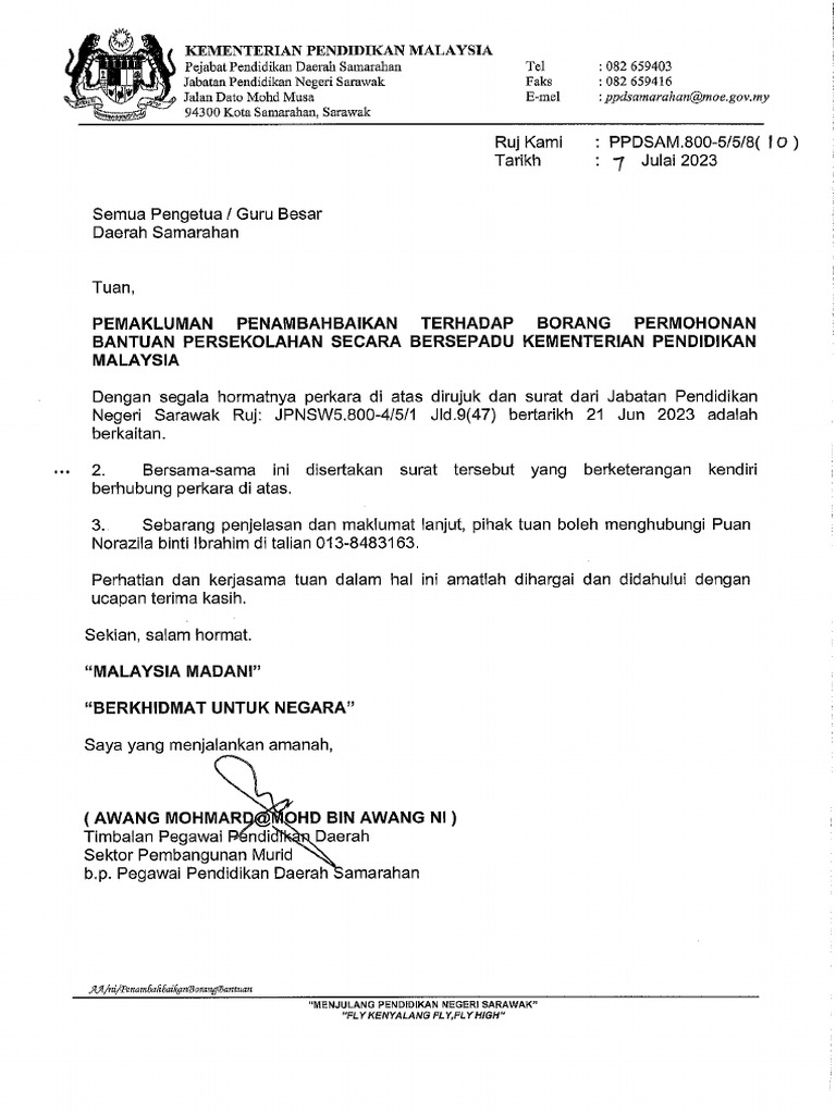 Borang Pb 1 Dan Pb 2 Terkini Pdf