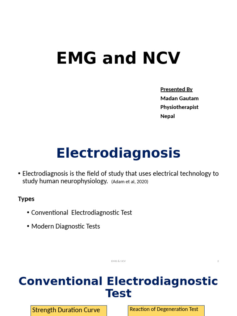 EMG and NCV | PDF