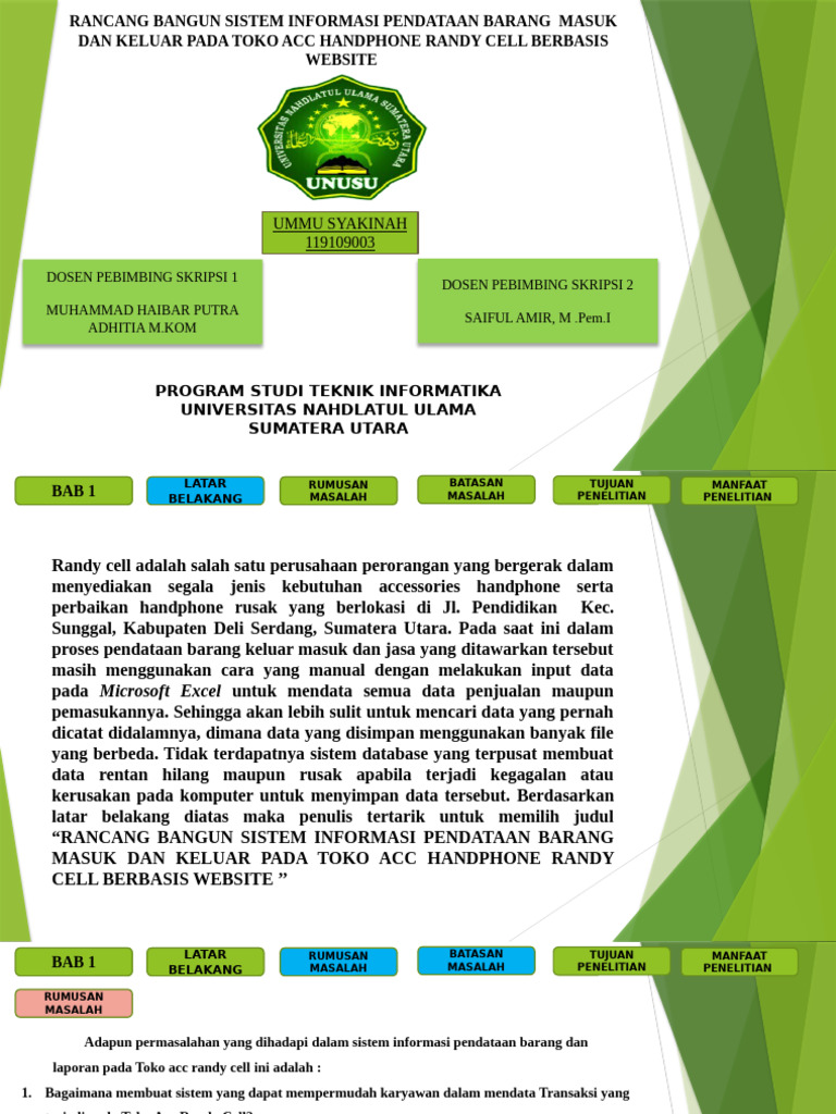 SAMPLE PPT SKRIPSI | PDF