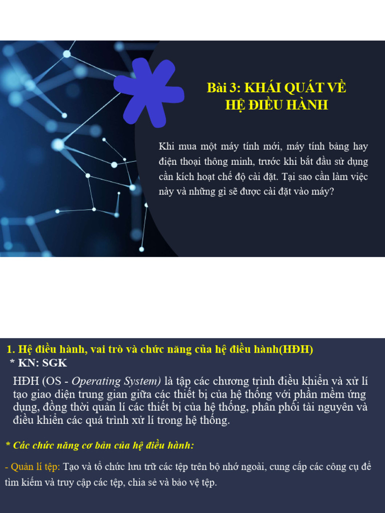B3 - Khai Quat He Dieu Hanh | PDF