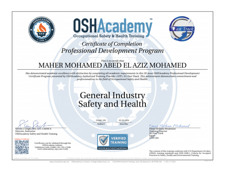 Maher Mohamed Abed El Aziz Mohamed - Program - 30G | PDF