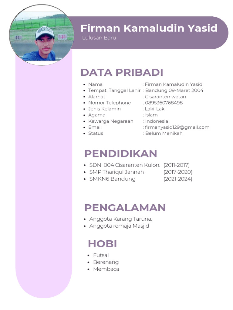 CV Firman | PDF