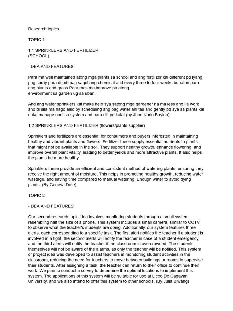 Research Topic | PDF