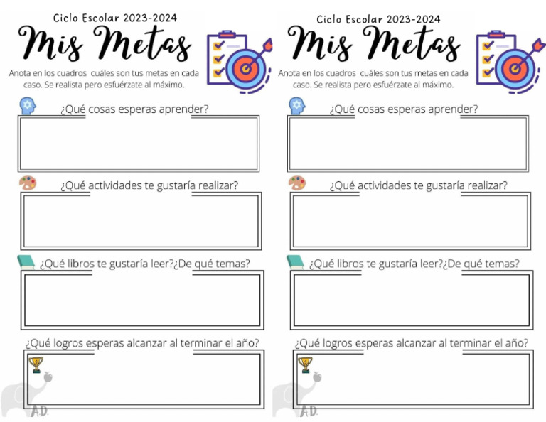 Mis Metas | PDF