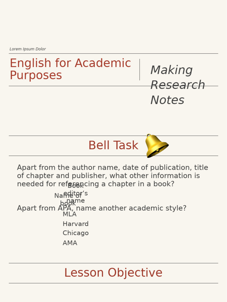 EAP 12 - Making Notes | PDF