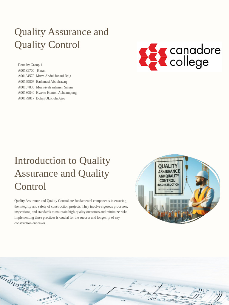 Introduction To Quality Assurance and Quality Control (NEW) | PDF