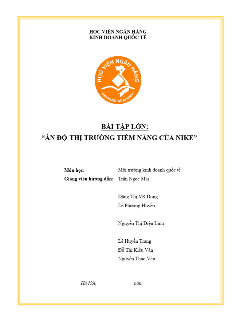 Bài tập lớn nhóm GloG | PDF