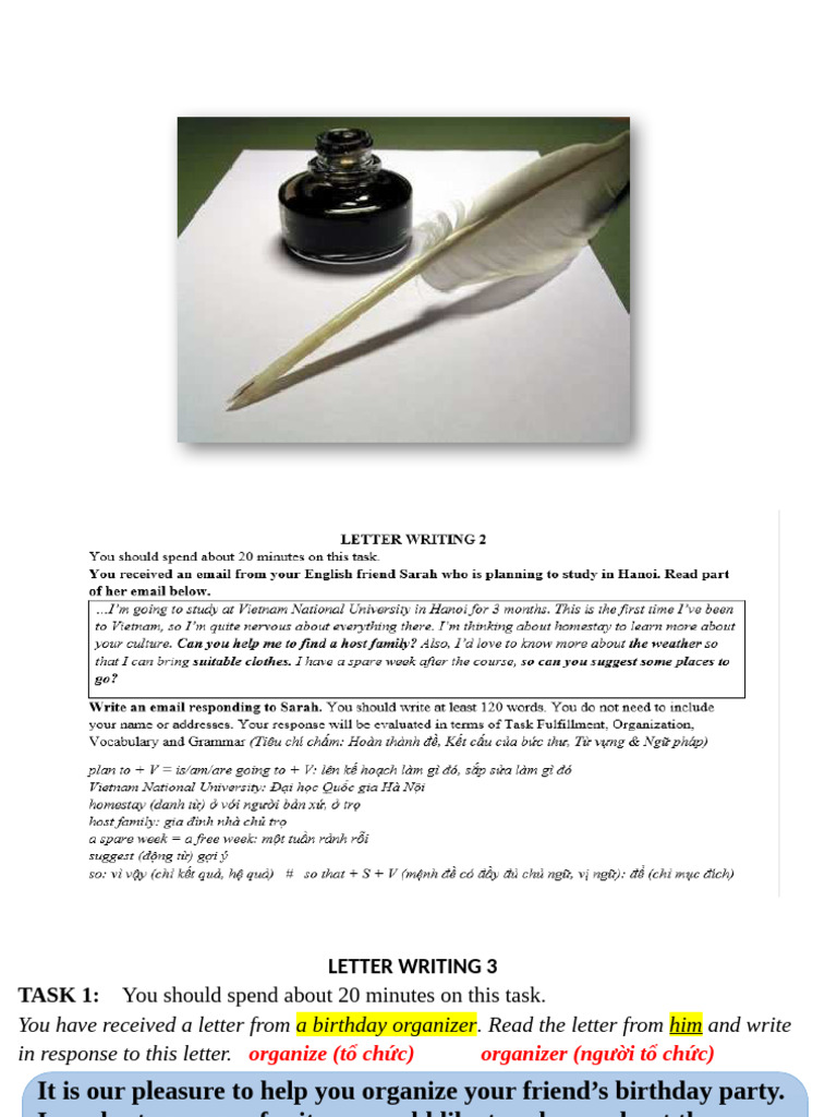 Letter Writing Revision | PDF