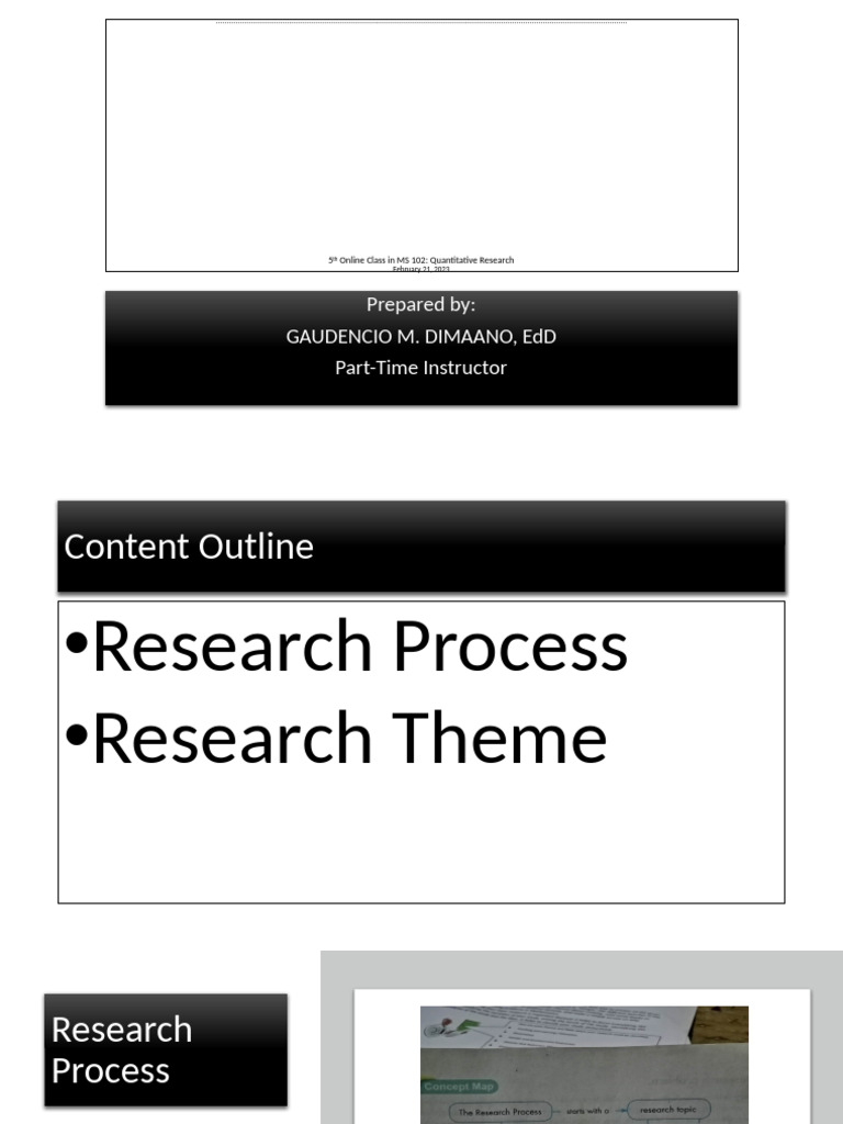 5th Online Class in Quantitative Research 2023 | PDF