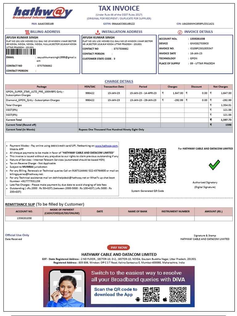 Invoice 1359281038 I0109P2301005347 | PDF | Invoice | Cheque