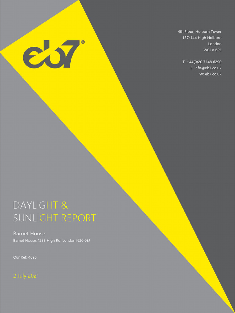 CD 1.47 Daylight and Sunlight Assessment | PDF | Sky