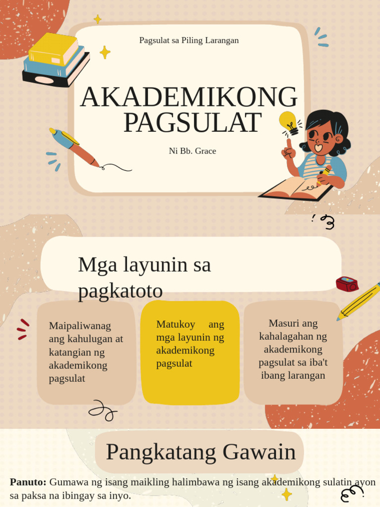 Akademikong Pagsulat | PDF