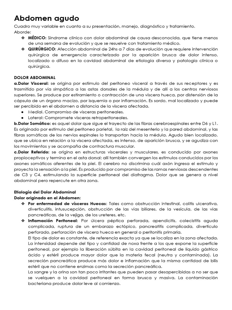 6. Abdomen agudo | PDF