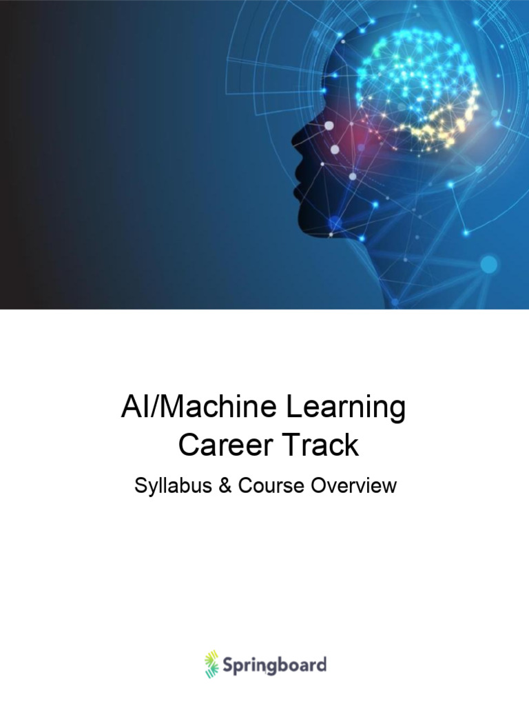 AI ML Course Brochure - Springboard | PDF