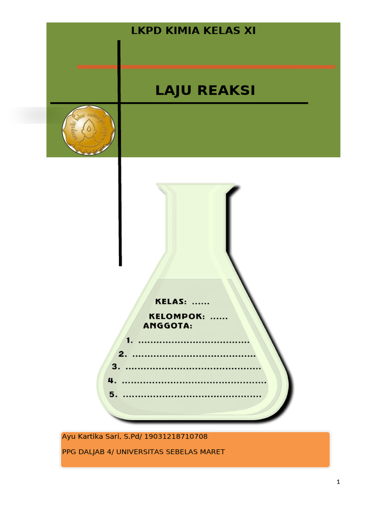LKPD Konsep Laju | PDF