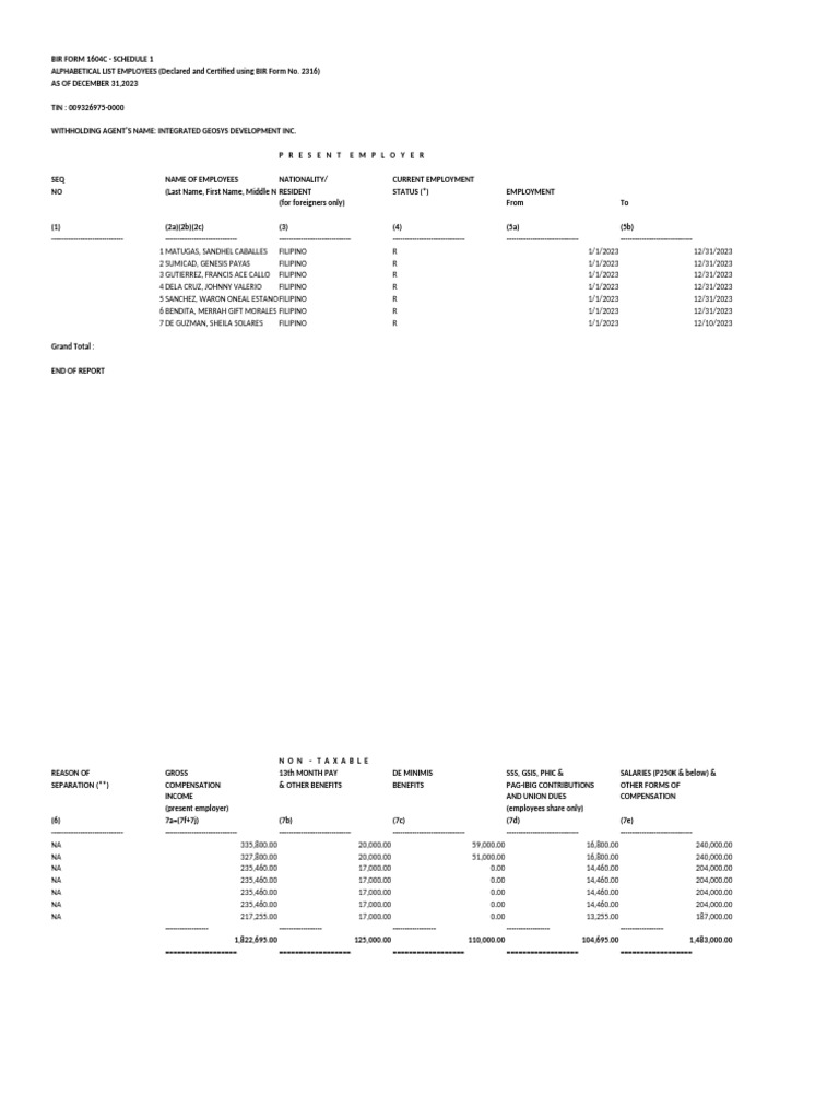 Integrated Excel File | PDF