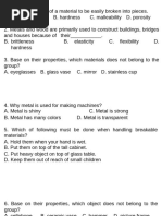 Grade 3 Chapter 1-Basic Science Process Skills Chapter Assessment | PDF ...