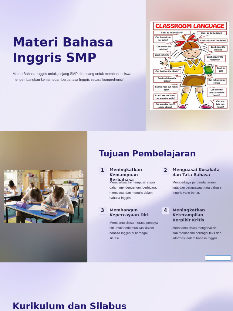 Materi Bahasa Inggris SMP | PDF