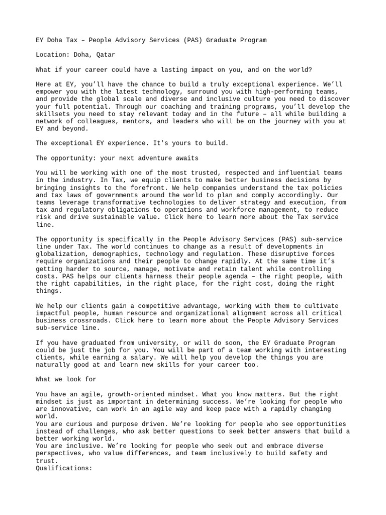 ey doha grad | PDF
