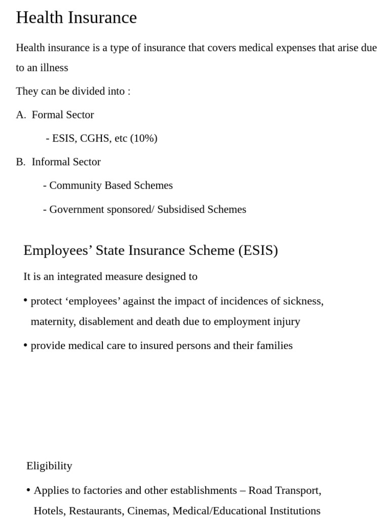 Health Insurance Pdf