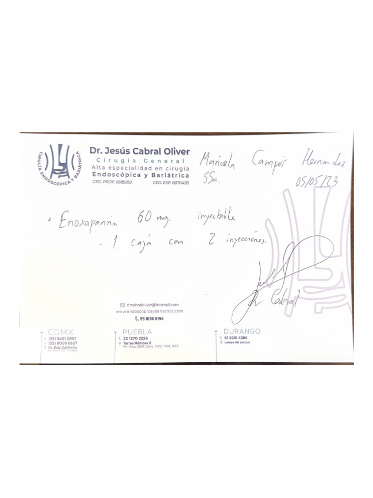 Dr. Jesús Cabral Oliver | PDF