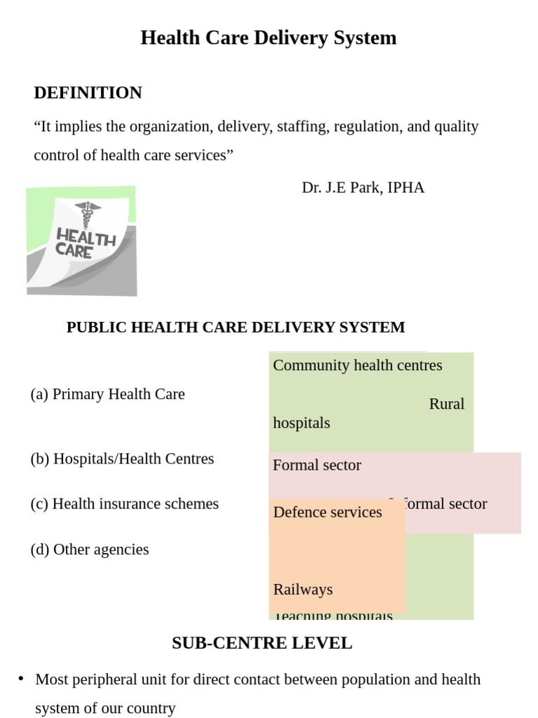 Public Health Delivery System New | PDF