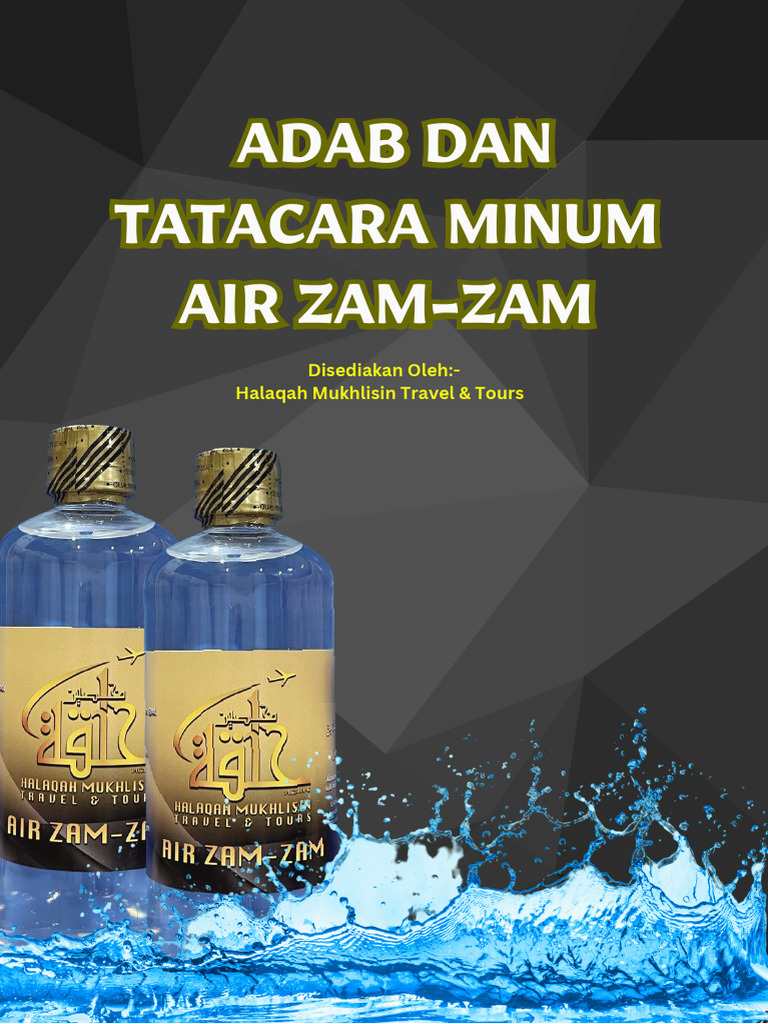ADAB MINUM AIR ZAM-ZAM | PDF