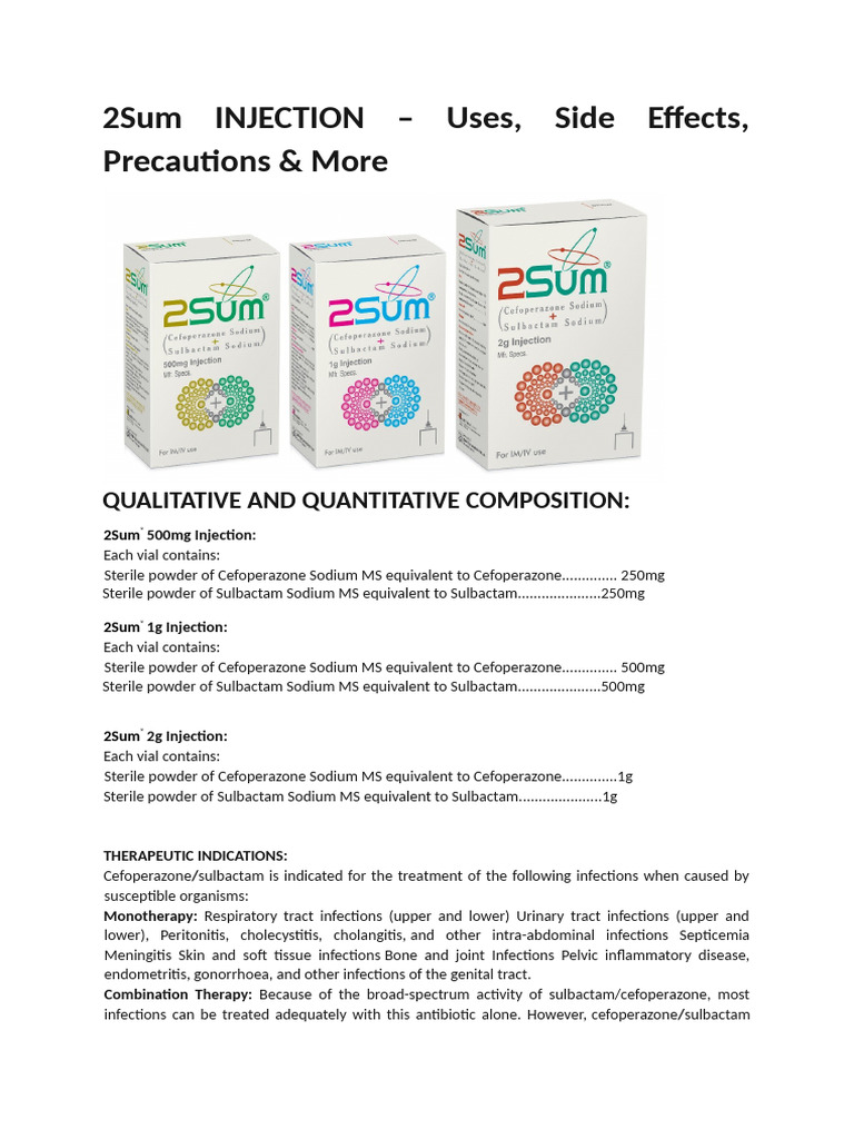 2sum Injection | PDF