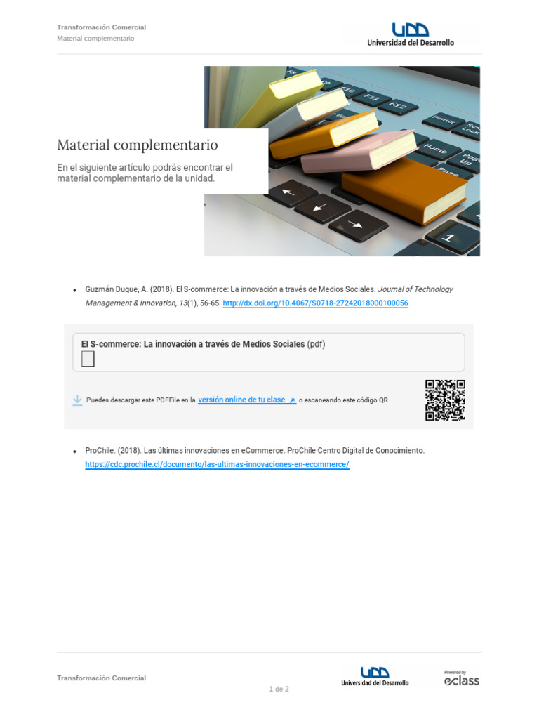 Transformacion Comercial Material Complementario | PDF