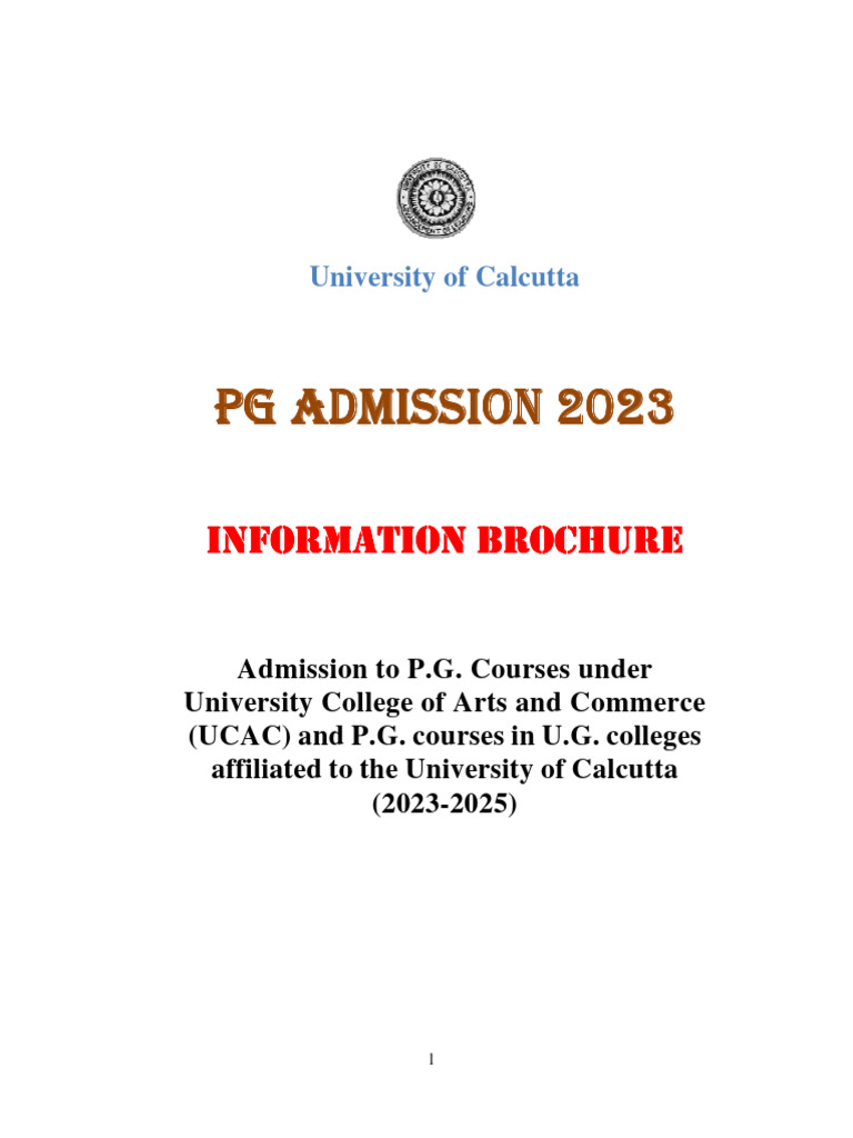 Information Brochure | PDF
