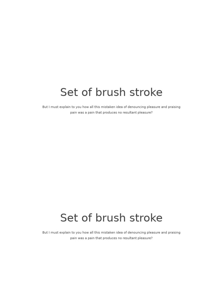 Brush Strokes | PDF