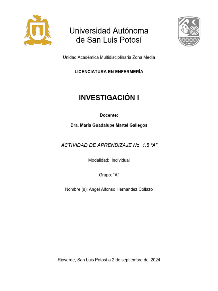 Act1.5 - IND - Hernandez Collazo Angel Alfonso | PDF | Career & Growth | Self-Improvement