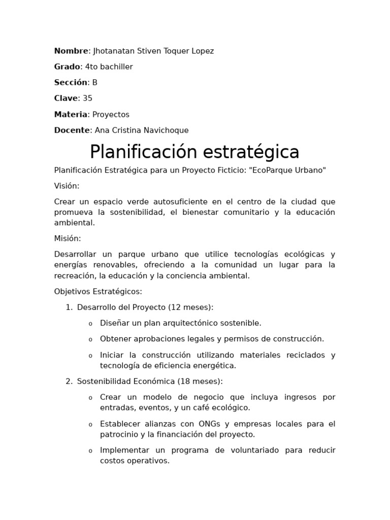 Tarea de Proyectos Stiven | PDF