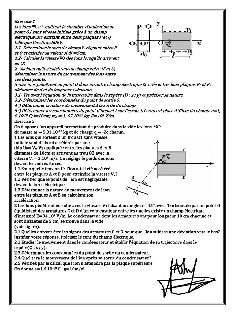 Champ Electrique | PDF | Social Science | Teaching Methods & Materials
