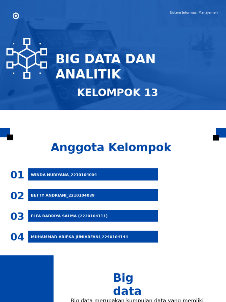 Kel.13 Big Data Dan Analitik Materi 2 | PDF