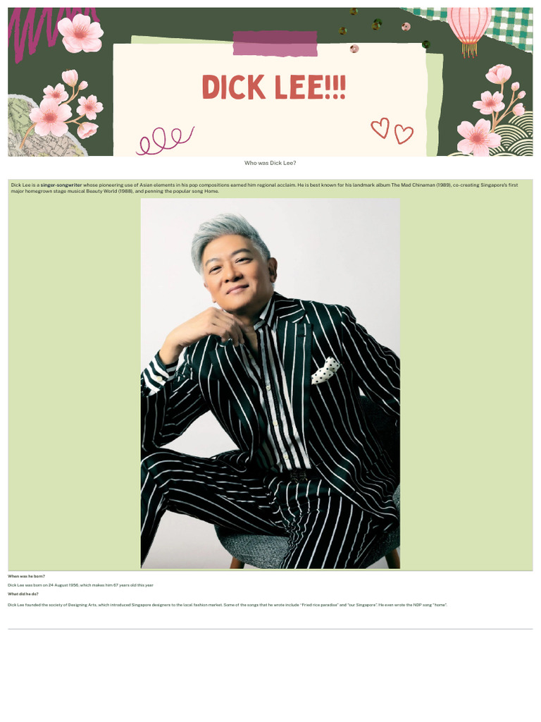 DICK LEE!!!! | PDF