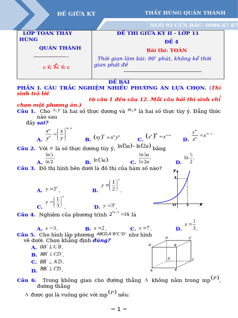 ĐỀ 4-GK2-Toan-11-KNTT | PDF